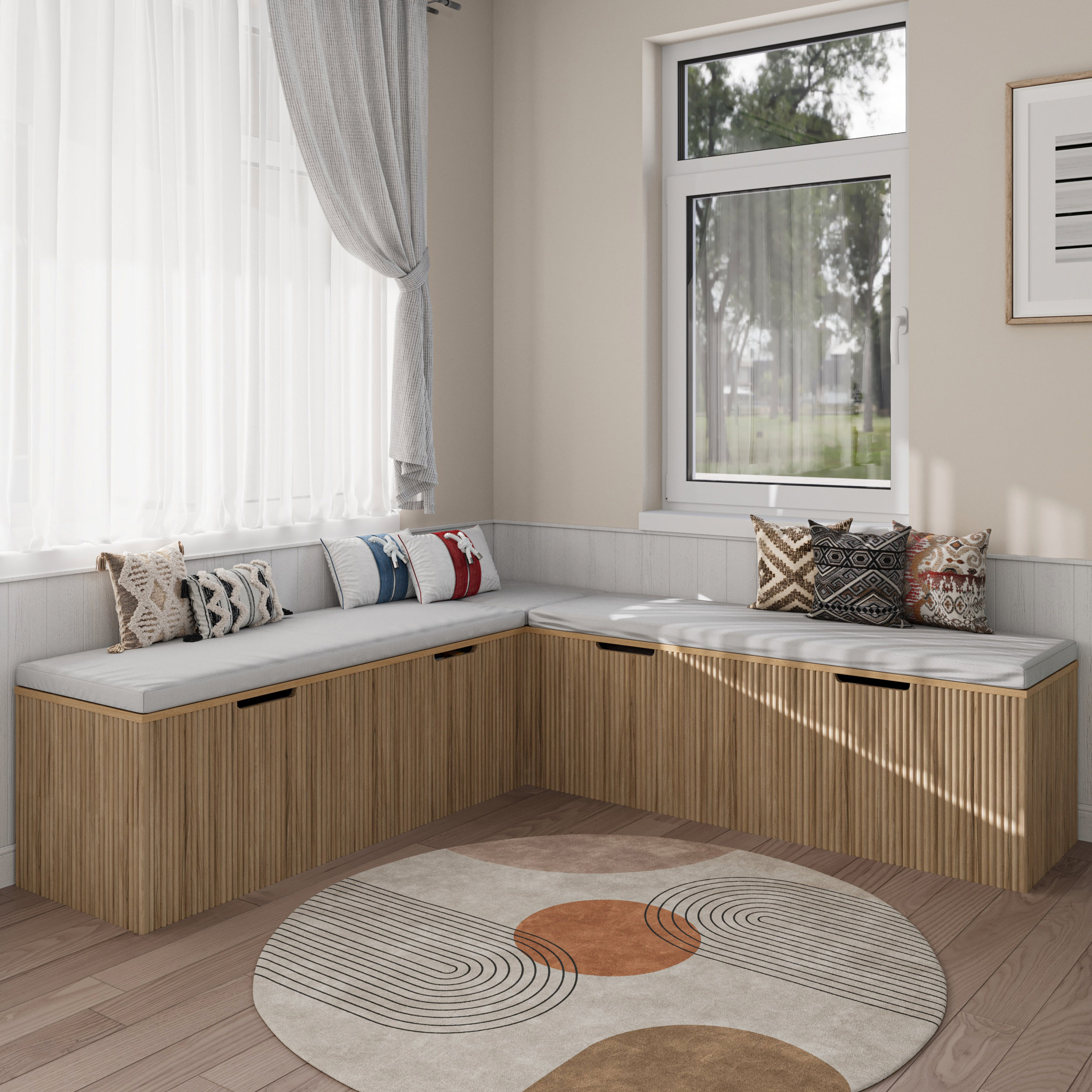 dining room settee bench