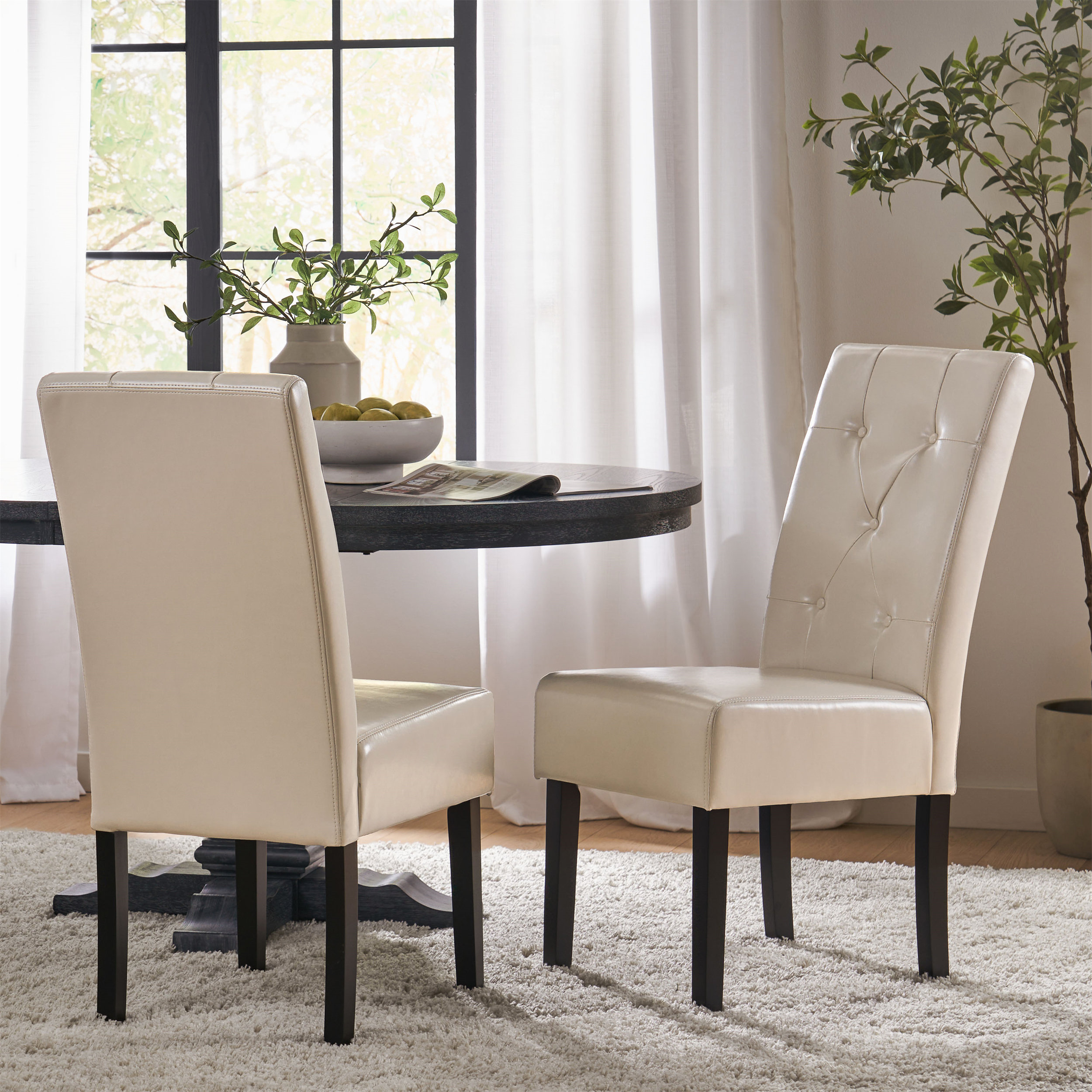 Lark Manor Carter 5-Tuft Dining Chair - Wayfair Canada