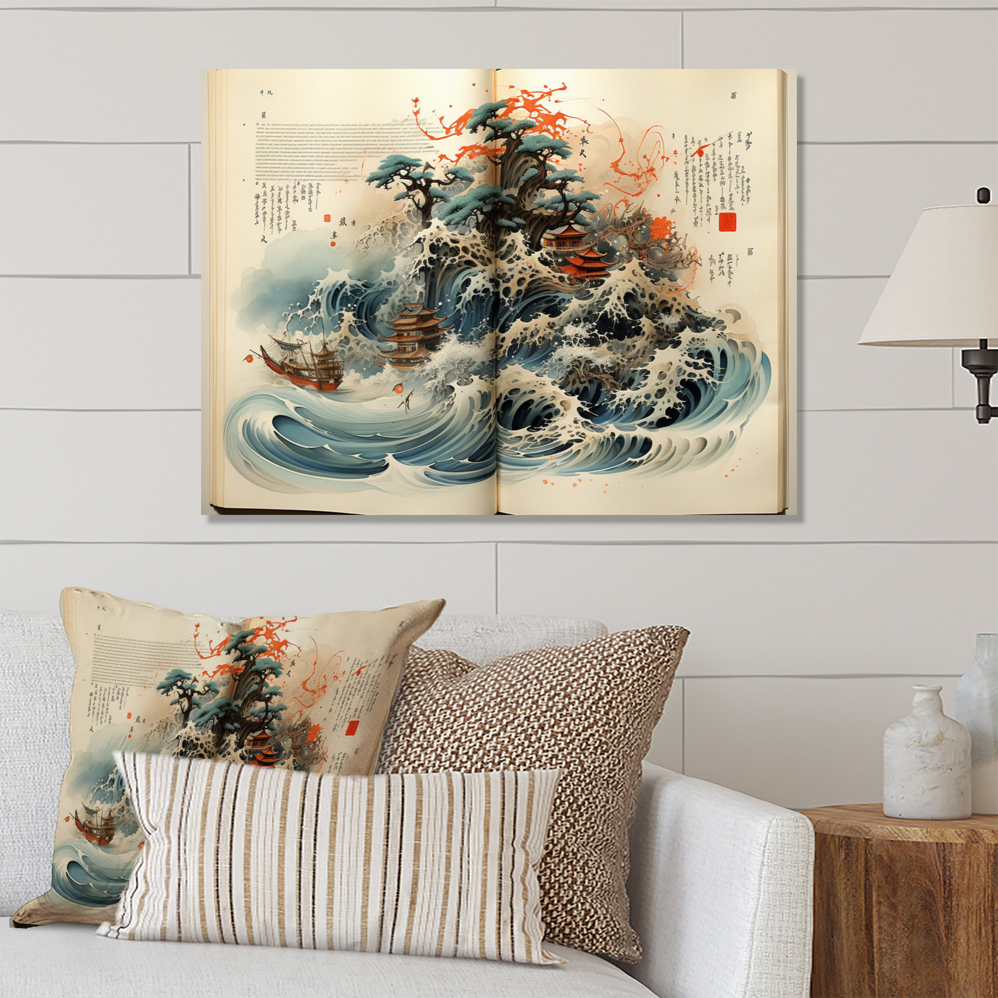 Latitude Run® Asian Art Contemplative Calligraphy - Asian Print on ...