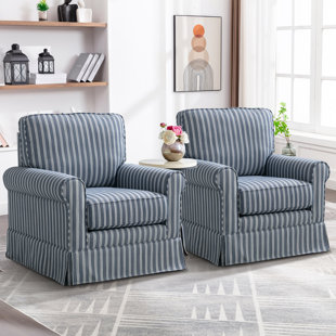 Striped Accent Chairs You'll Love | Wayfair