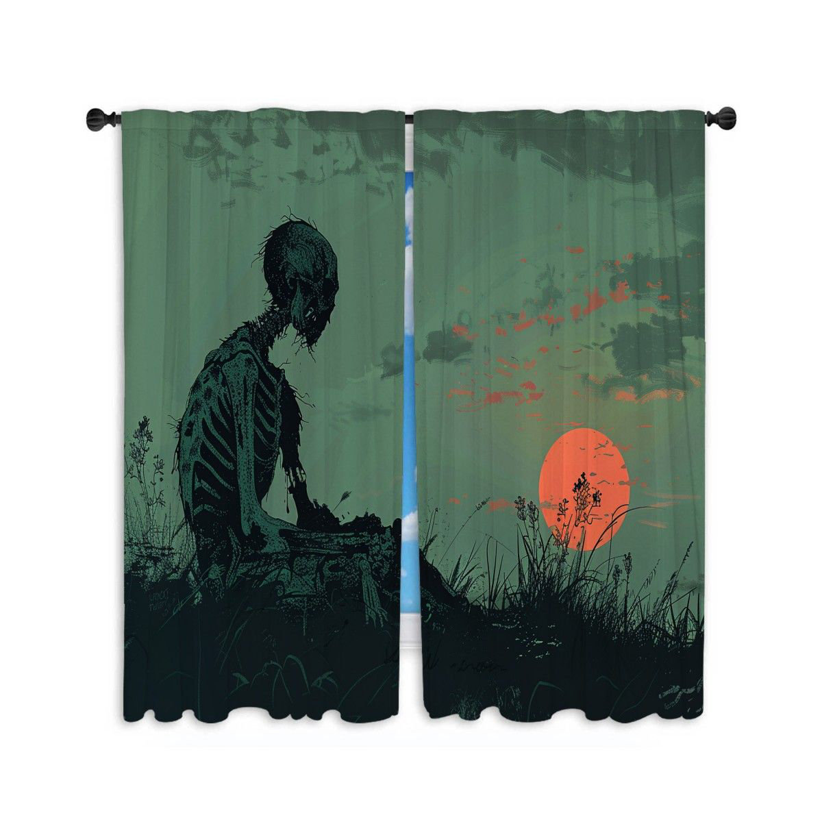 Hokku Designs Markavius Polyester Room Darkening Curtain Pair | Wayfair