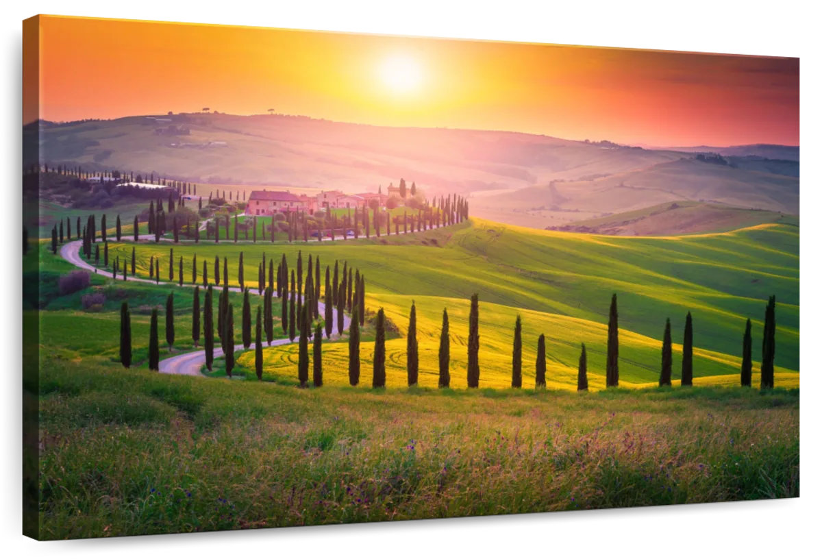 Ebern Designs Vanna Sun Over Tuscany | Wayfair