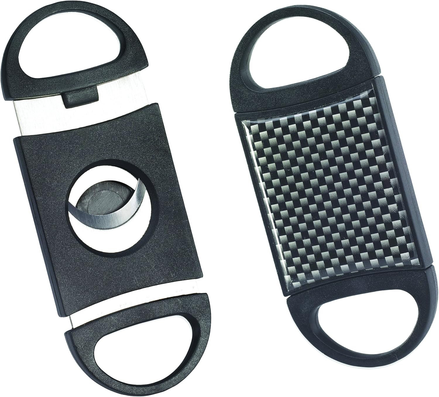 Cigar Caddy Dual Blade Guillotine Cigar Cutter, Brushed | Wayfair