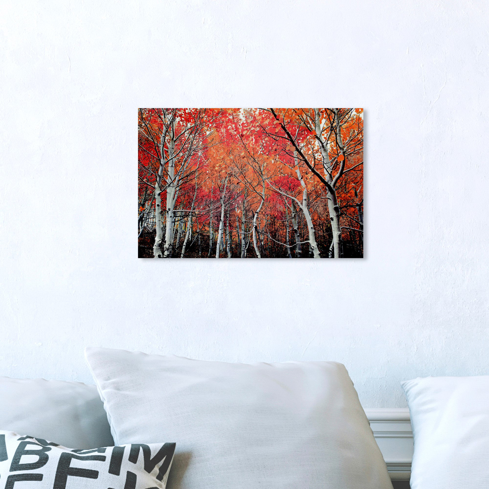 House of Hampton® 'Autumn Forest' Photograph on Canvas | Wayfair