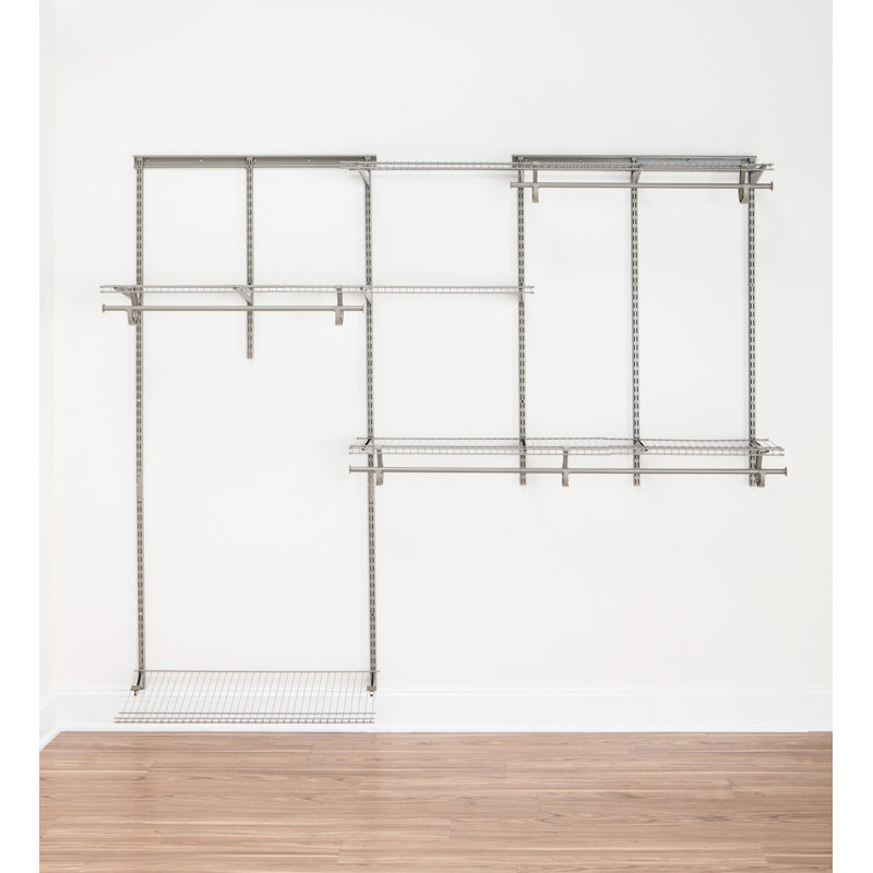 ClosetMaid ShelfTrack 60" W - 96" W Closet System Starter Kit & Reviews ...