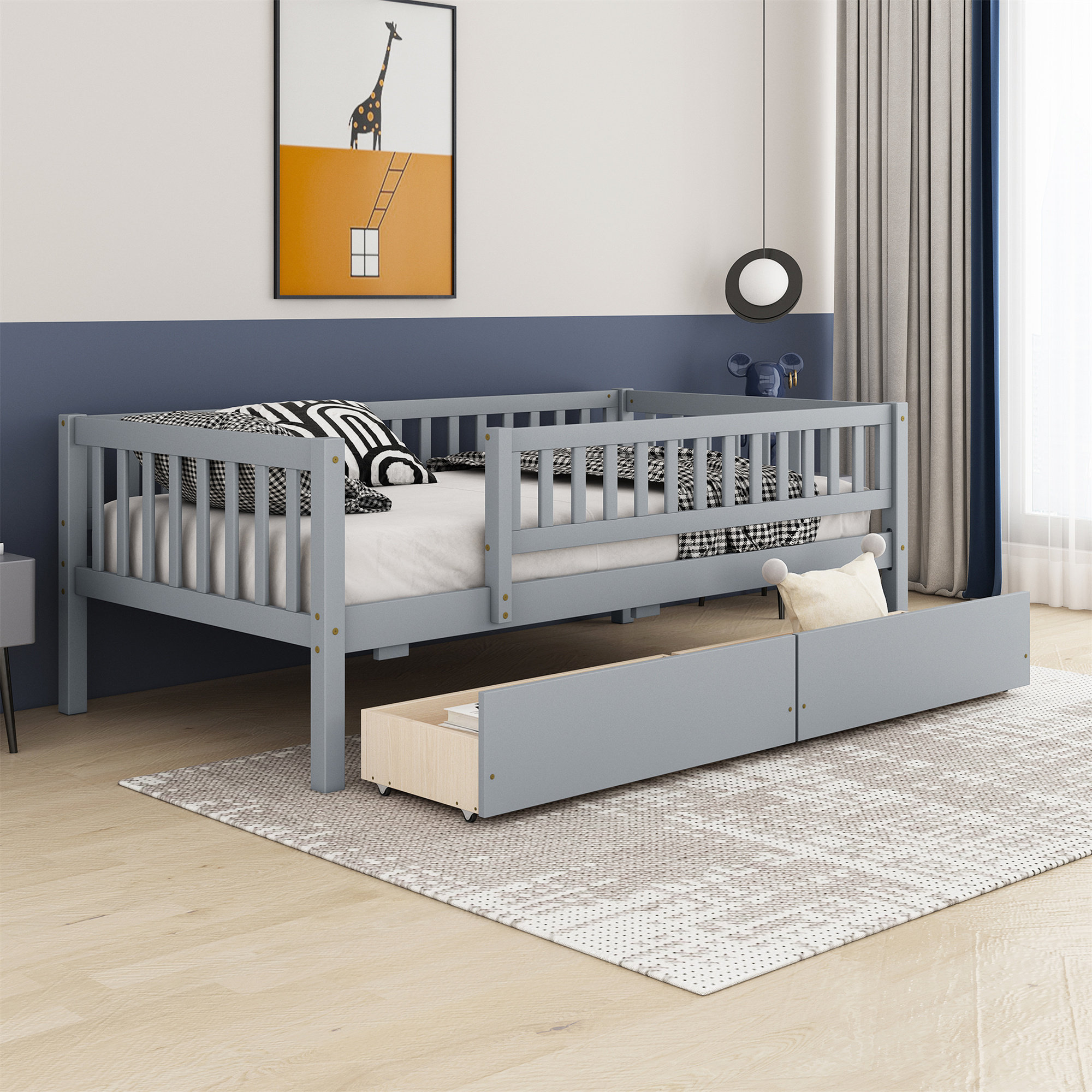 Red Barrel Studio® Borremans Twin 2 Drawer Slats Daybed - Wayfair Canada