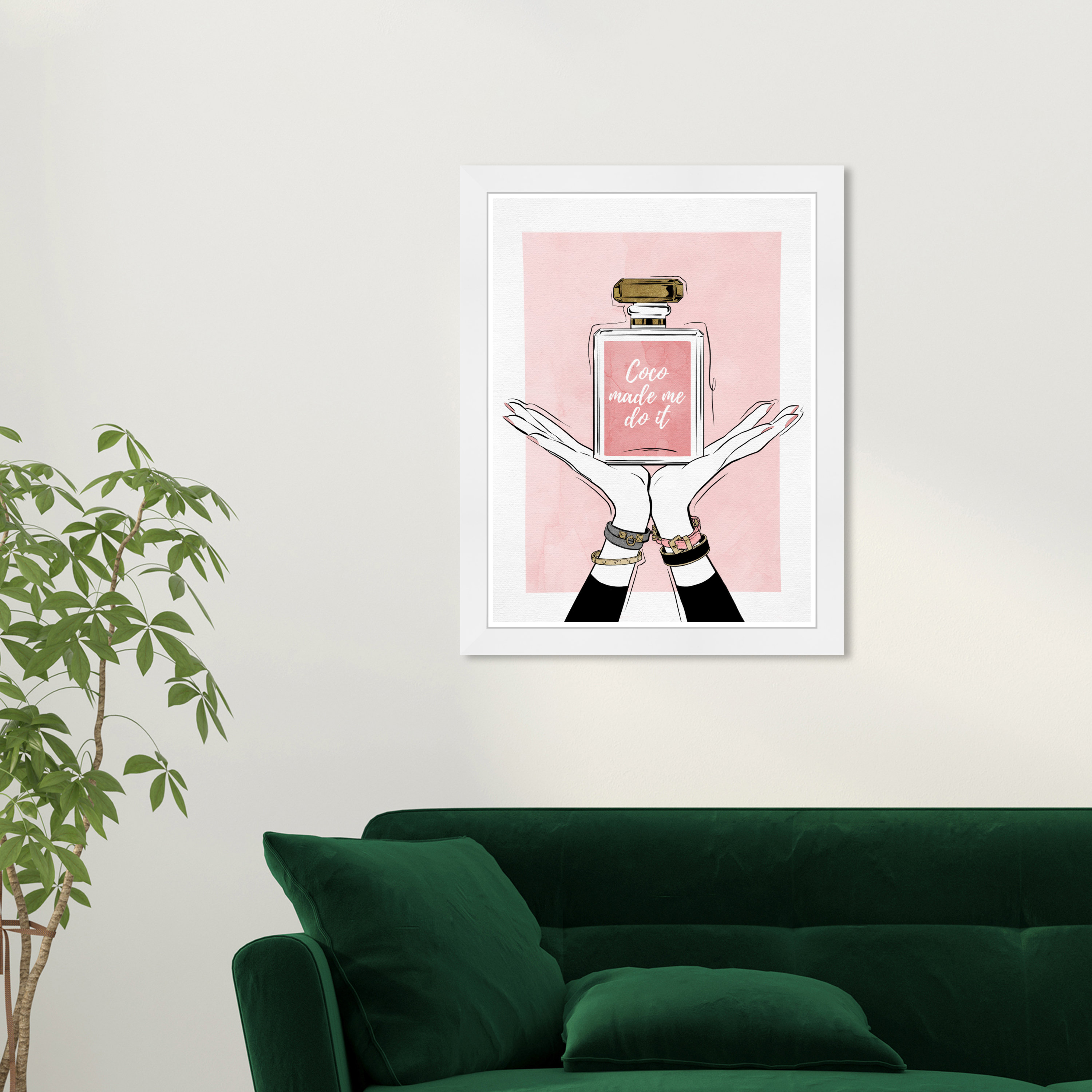 House of Hampton® Fashion and Glam Perfume of Choice Glam Pink Paper ...