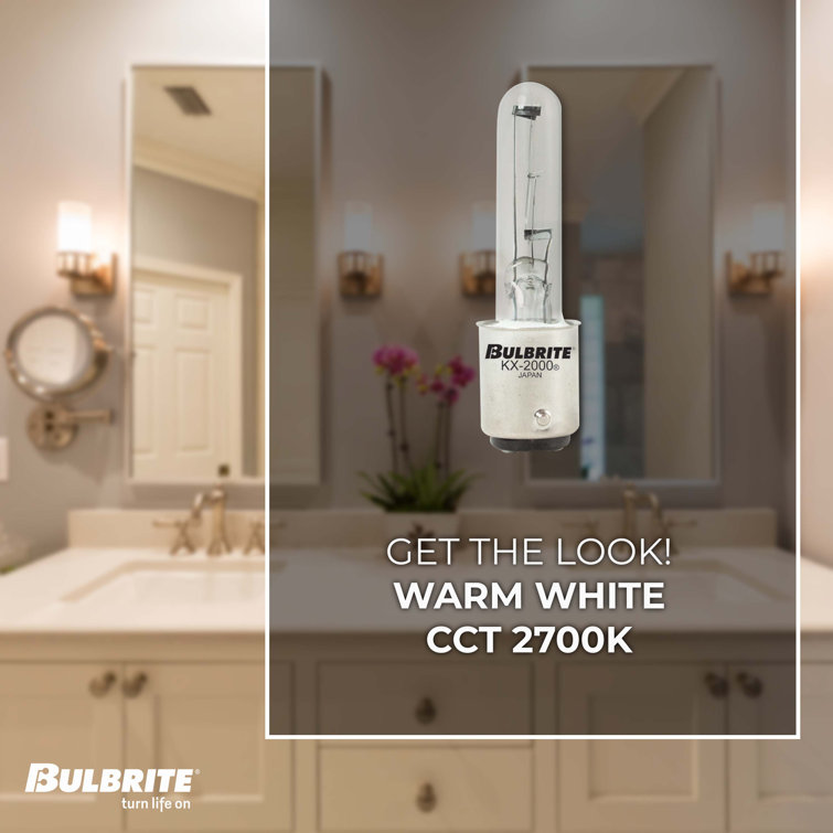 Bulbrite Industries 60 Watt T3 BA15d/Small Bayonet Cap Dimmable 2700K ...