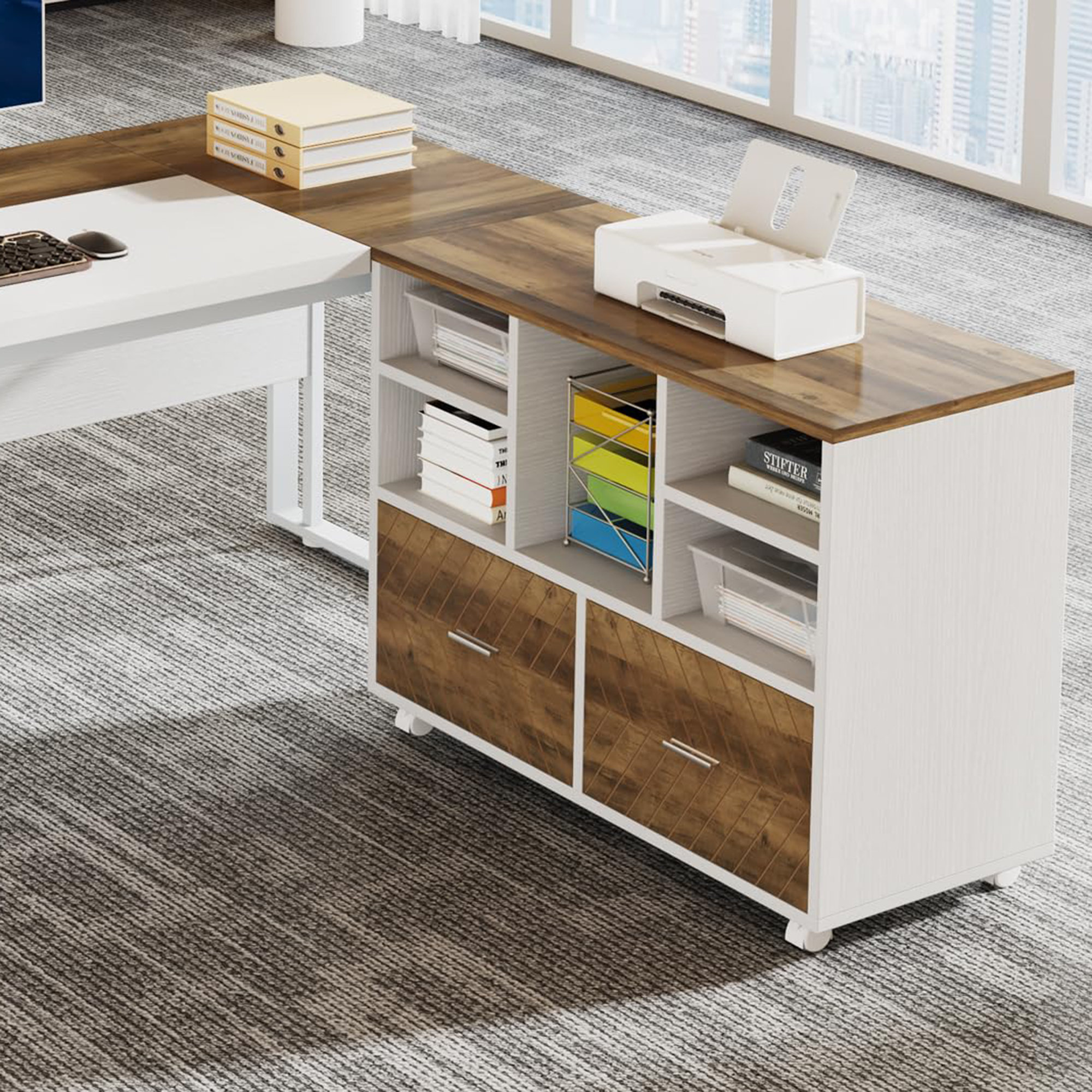 Latitude Run® 2-Drawer Wood File Cabinet | Wayfair