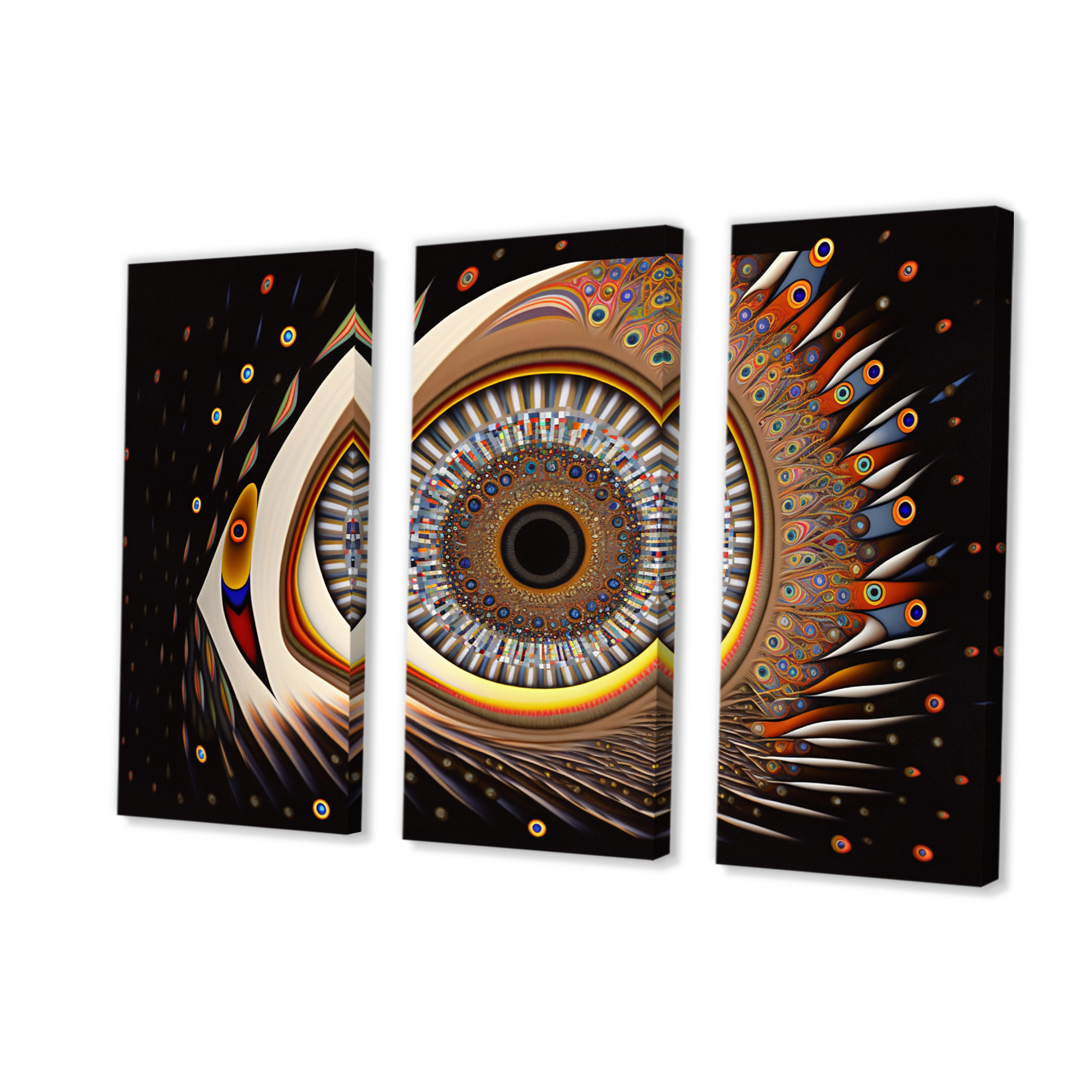 Design Art Occult Effervescence Of Spirit I - Modern Geometric Wall Art ...