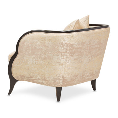 Michael Amini Malibu Crest Upholstered Accent Chair | Wayfair