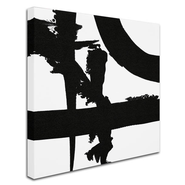Wrought Studio 'Crossing Paths II' Graphic Art Print on Wrapped Canvas ...