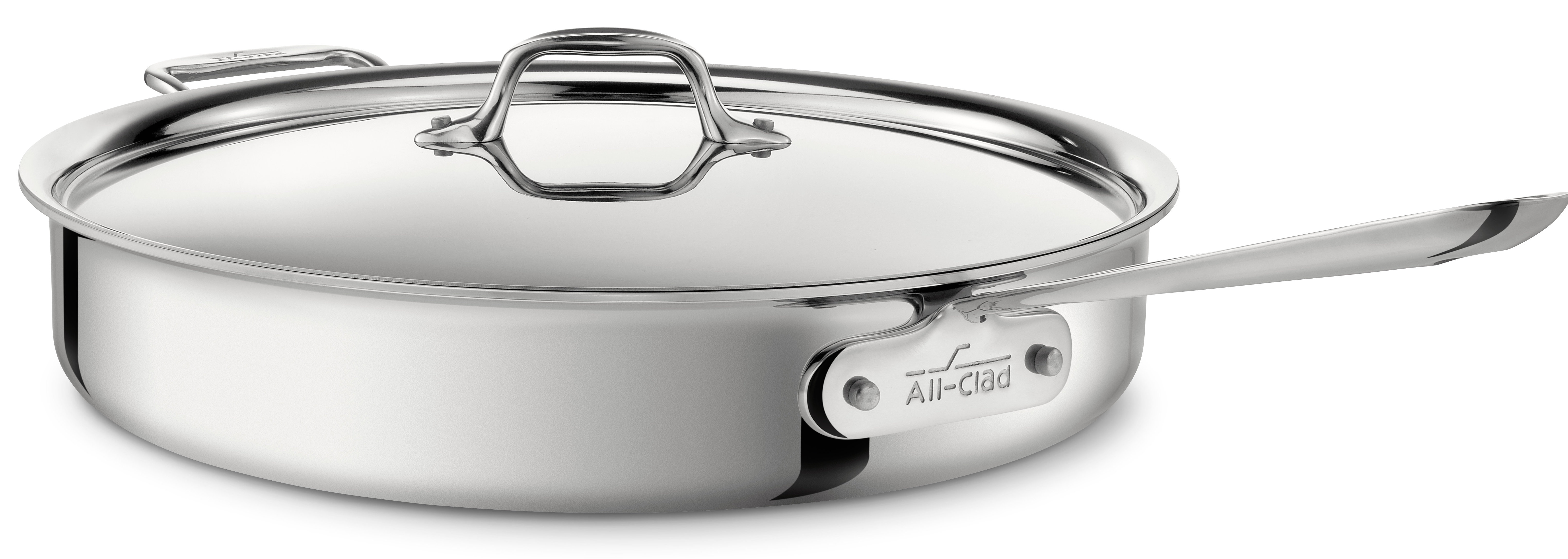 All-Clad D3® Stainless Steel Saute Pan with Lid & Reviews | Wayfair