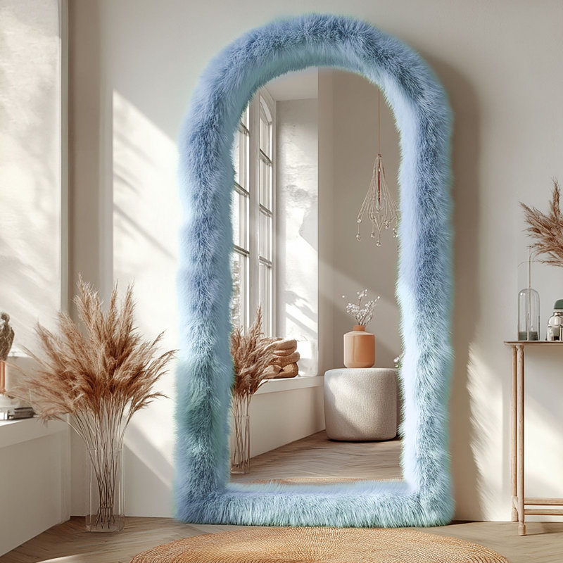 Mercer41 Jezell Manufactured Wood Arch Floor Mirror & Reviews | Wayfair