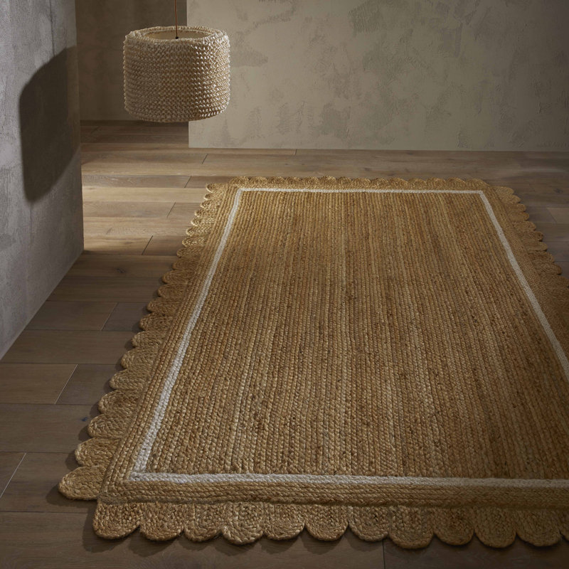 August Grove Hunley Hand Braided Brown Rug & Reviews | Wayfair.co.uk