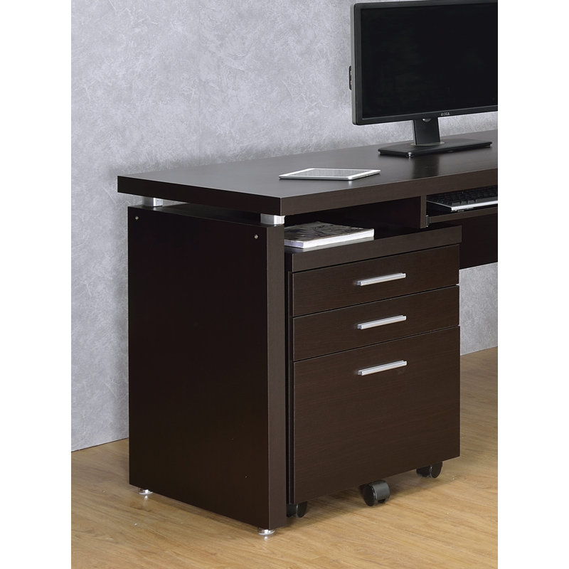 Ebern Designs Wapping 4 Piece L-Shaped Computer Desk Office Set | Wayfair