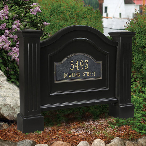 Lark Manor Kentshire Address Sign & Reviews | Wayfair