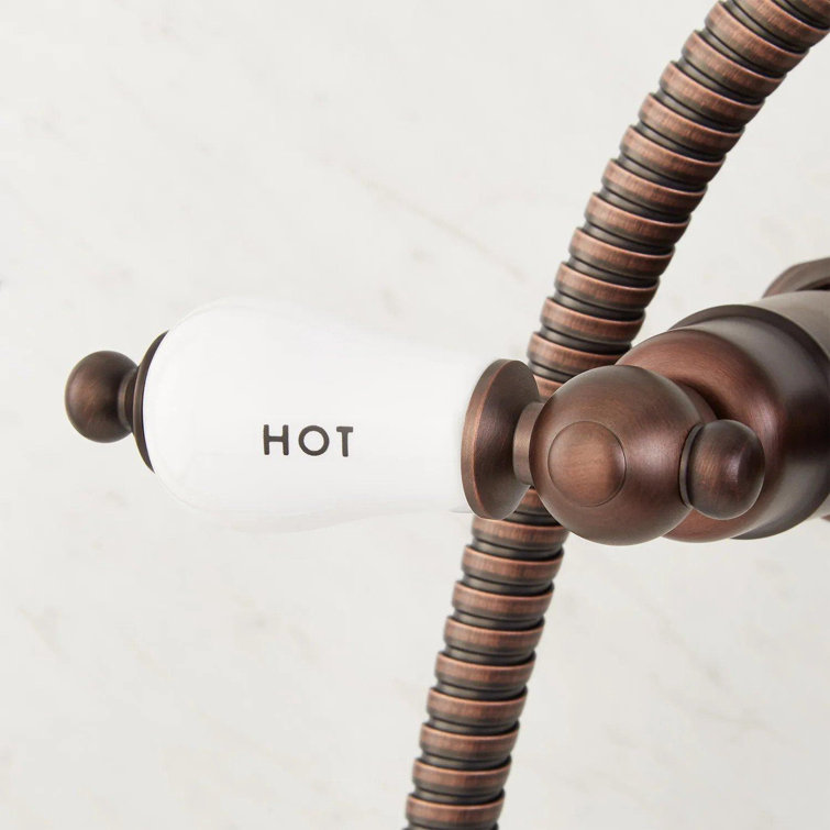 Signature Hardware Wall-Mount Telephone Faucet and Hand Shower with ...
