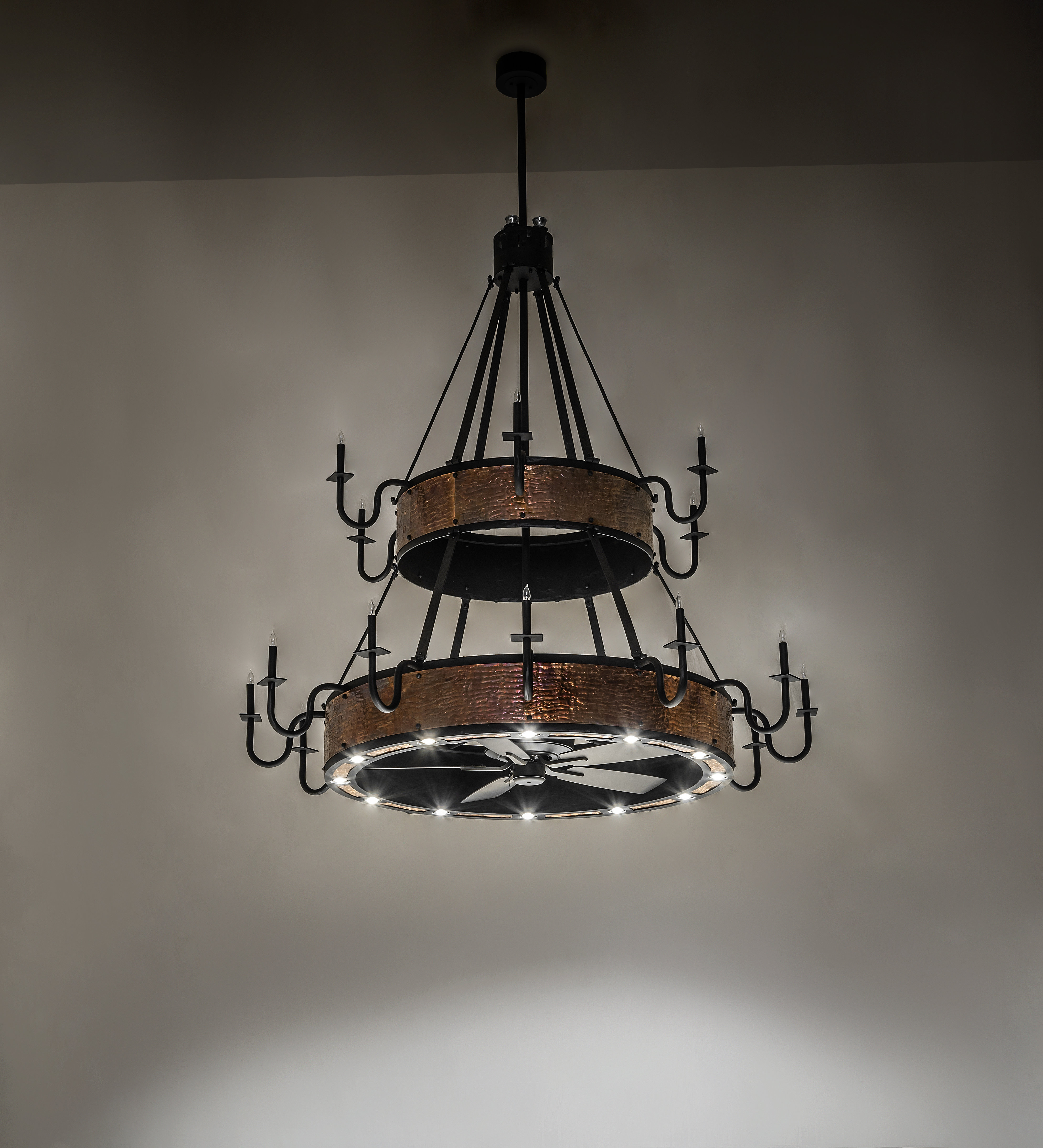 Foundry Select Costello 18 Light Two Tier Chandel-Air | Wayfair