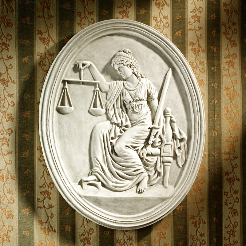 Design Toscano Old Bailey Courthouse Lady Justice Wall Décor & Reviews ...