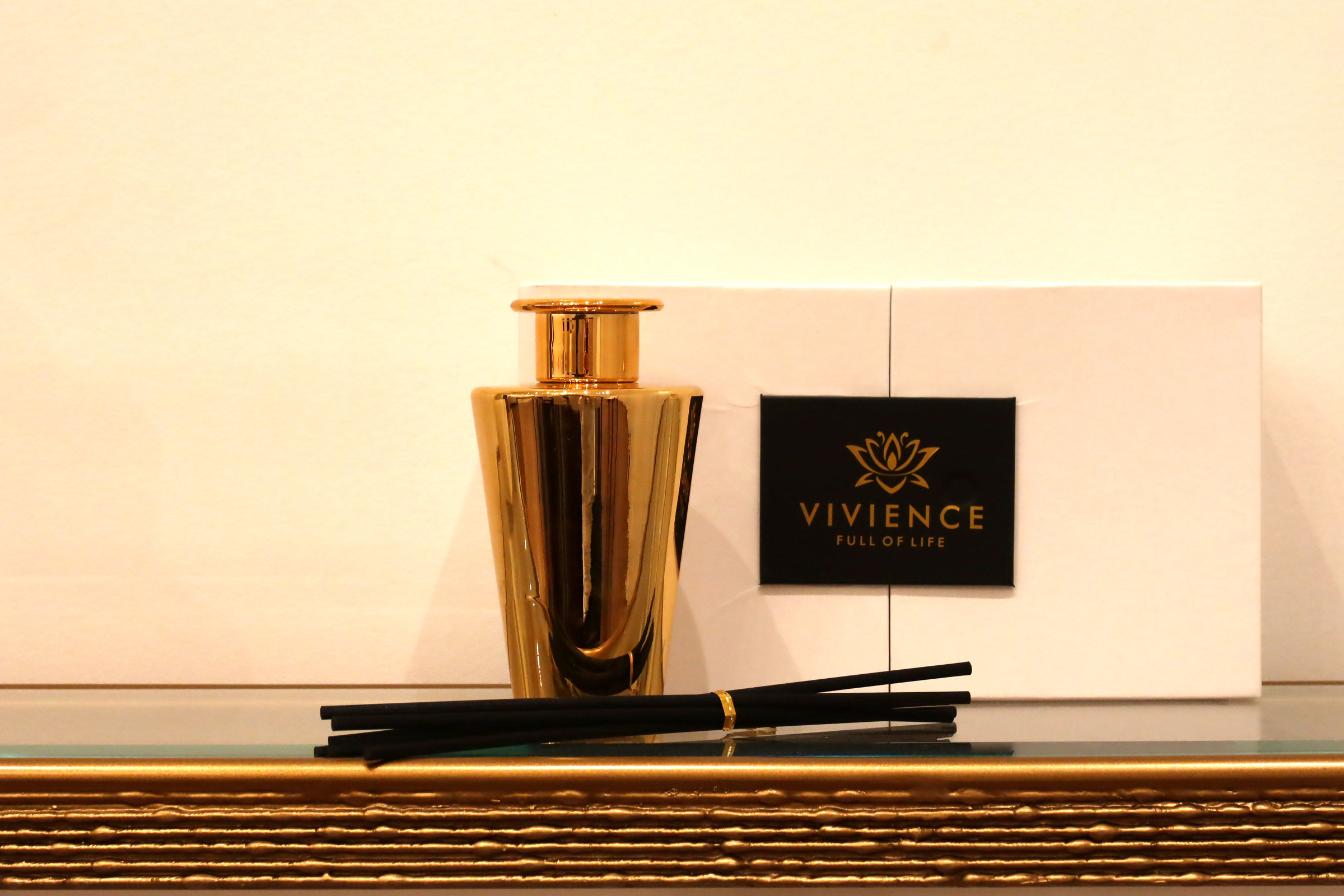 Vivience Polished Gold Reed Diffuser & Reviews | Wayfair