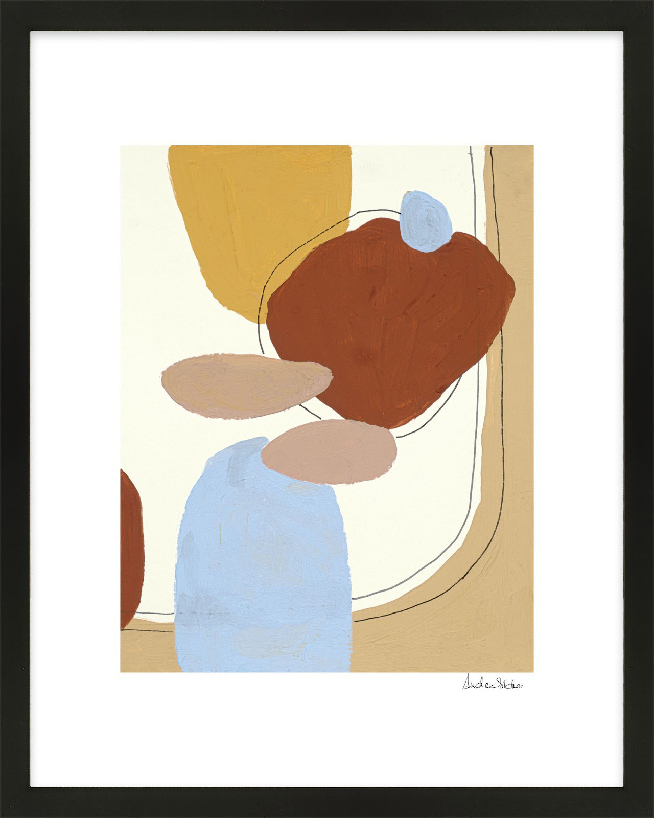 Wade Logan® Shapescape By Andrea Stokes - Picture Frame Print | Wayfair