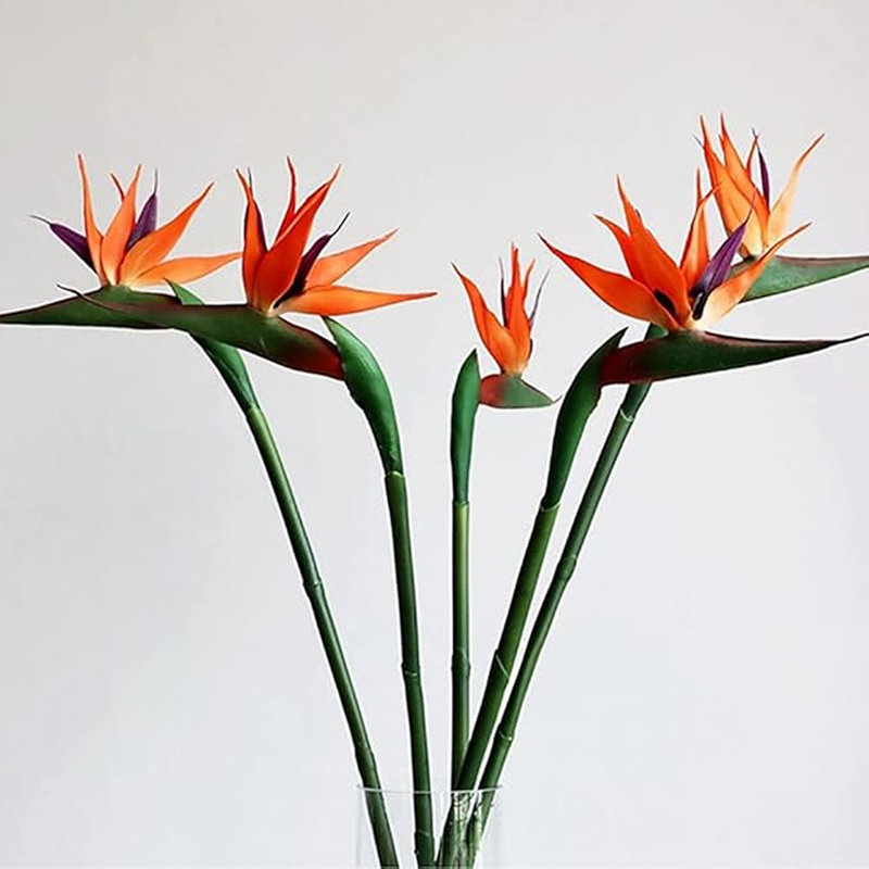 Dakota Fields Artificial Flowers Bird Of Paradise Greenery Plants ...