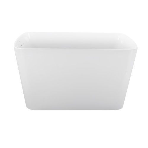 Heimo 47'' x 27'' Freestanding Soaking Acrylic Bathtub | Wayfair