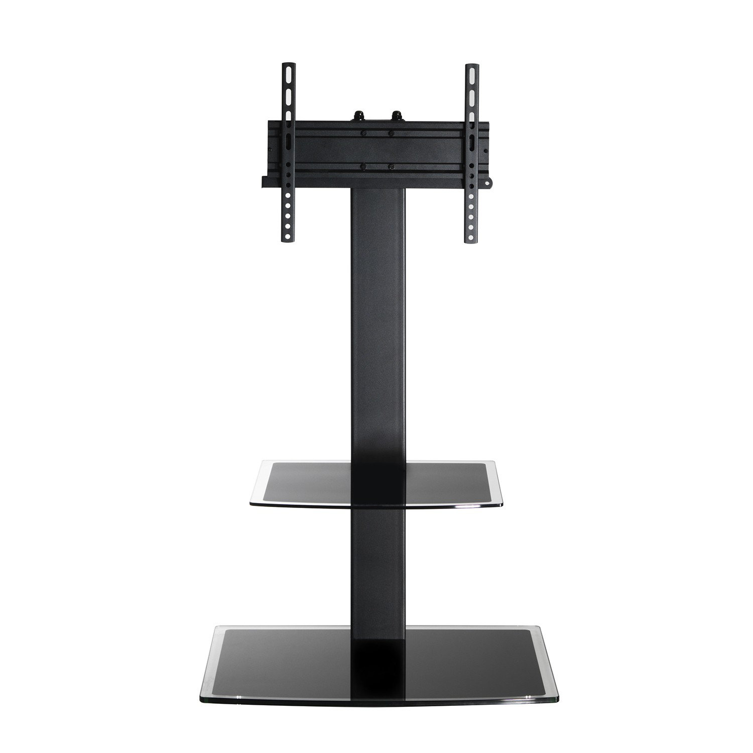 Symple Stuff Laymoune Black Floor Stand Mount for Plasma/LCD/LED with ...