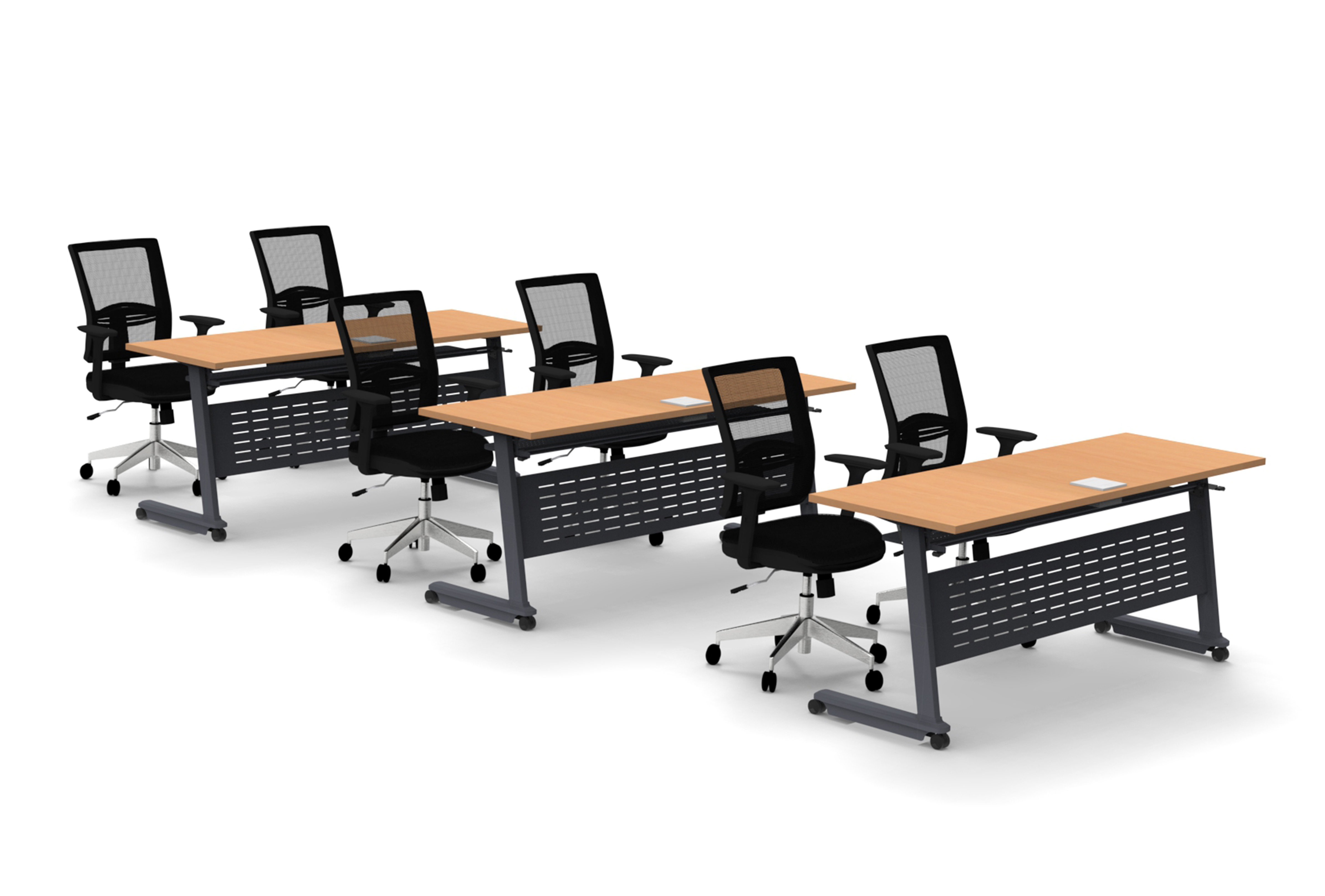 Team Tables Tables Training Meeting Seminar Classroom Model 2592 9Pc ...