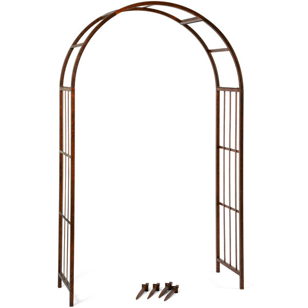 Alcott Hill® Liv Steel Arbor & Reviews | Wayfair
