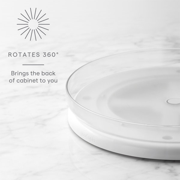YouCopia® FridgeView® 11" Fridge Turntable, Rotating Lazy Susan ...