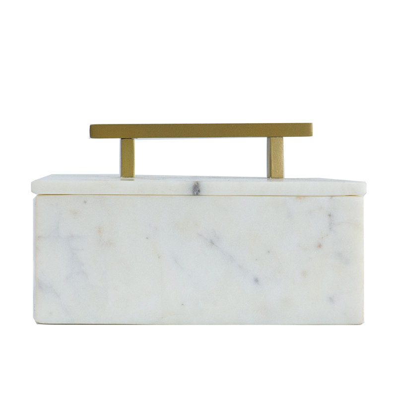Mercer41 Palmerina Marble Decorative Box & Reviews | Wayfair