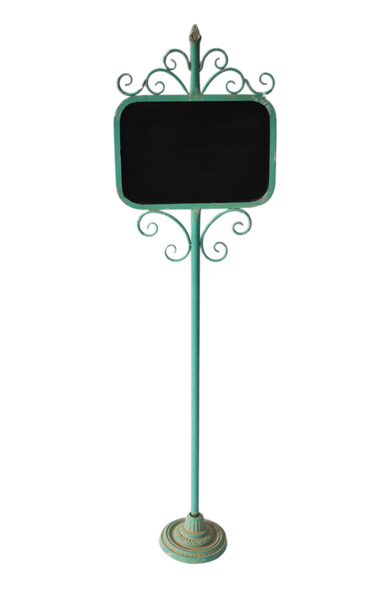 Cheungs Metal Free Standing Chalkboard & Reviews | Wayfair