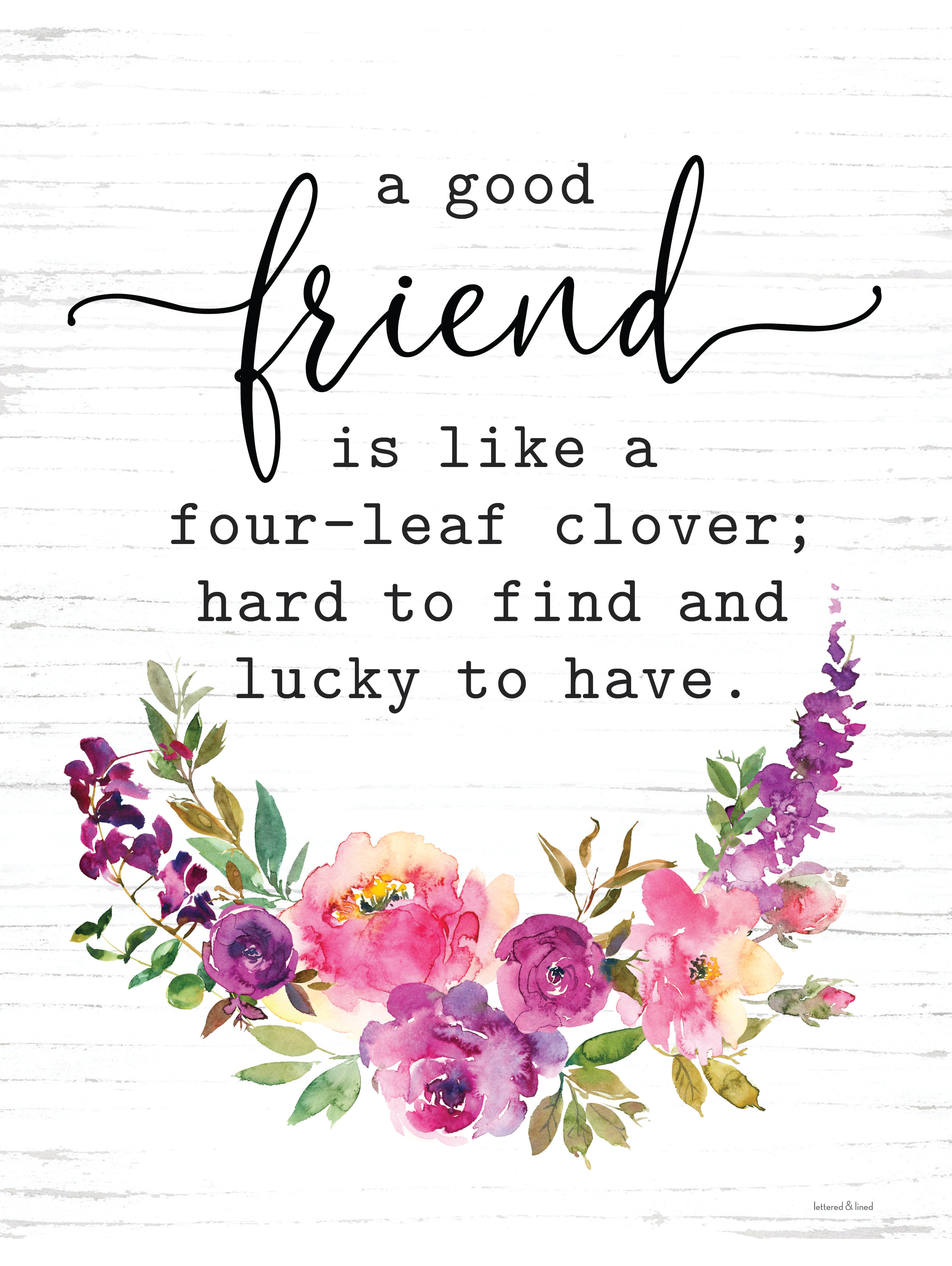 Trinx A Good Friend On Canvas Print | Wayfair