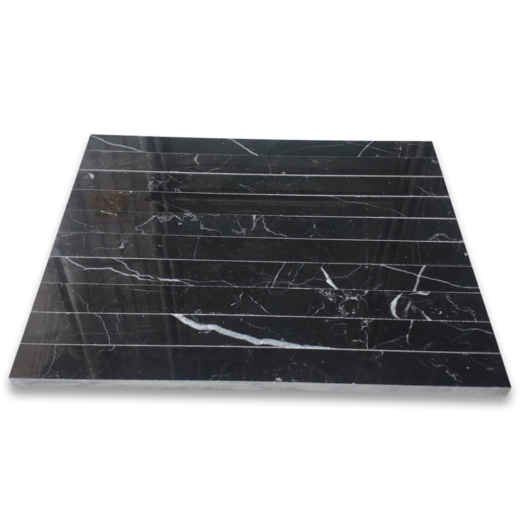 Marble Online Nero Marquina Black Marble 1X12 Border Strip Liner Tile ...