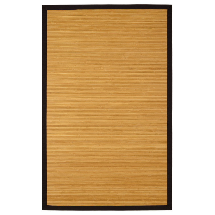 World Menagerie Govinda Handmade Bamboo Slat/Seagrass Area Rug ...