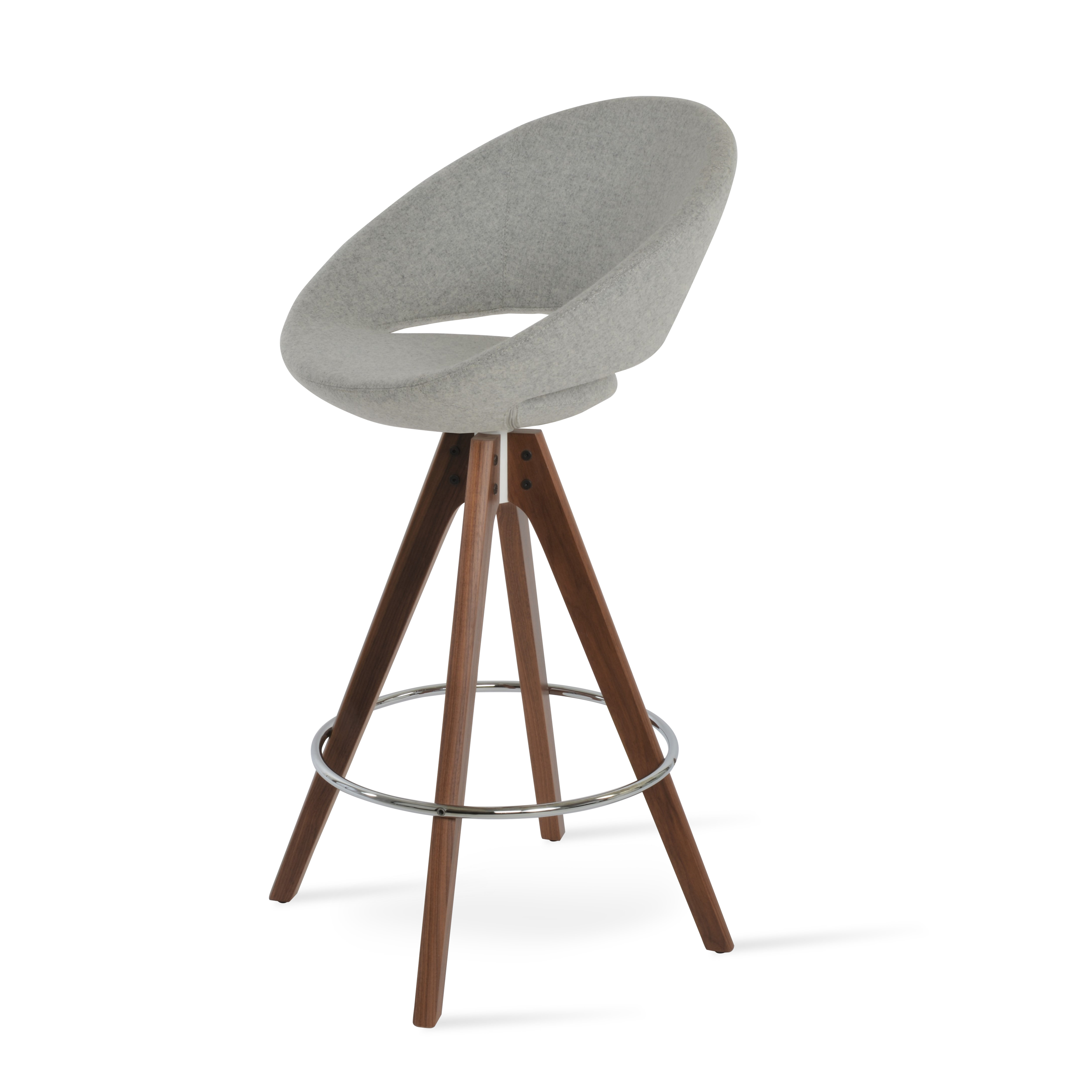 sohoConcept Crescent Swivel Bar Stool | Wayfair