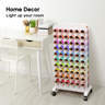 Ackitry Craft Table Mobile Vinyl Roll Holder 60 Compartments Vinyl ...