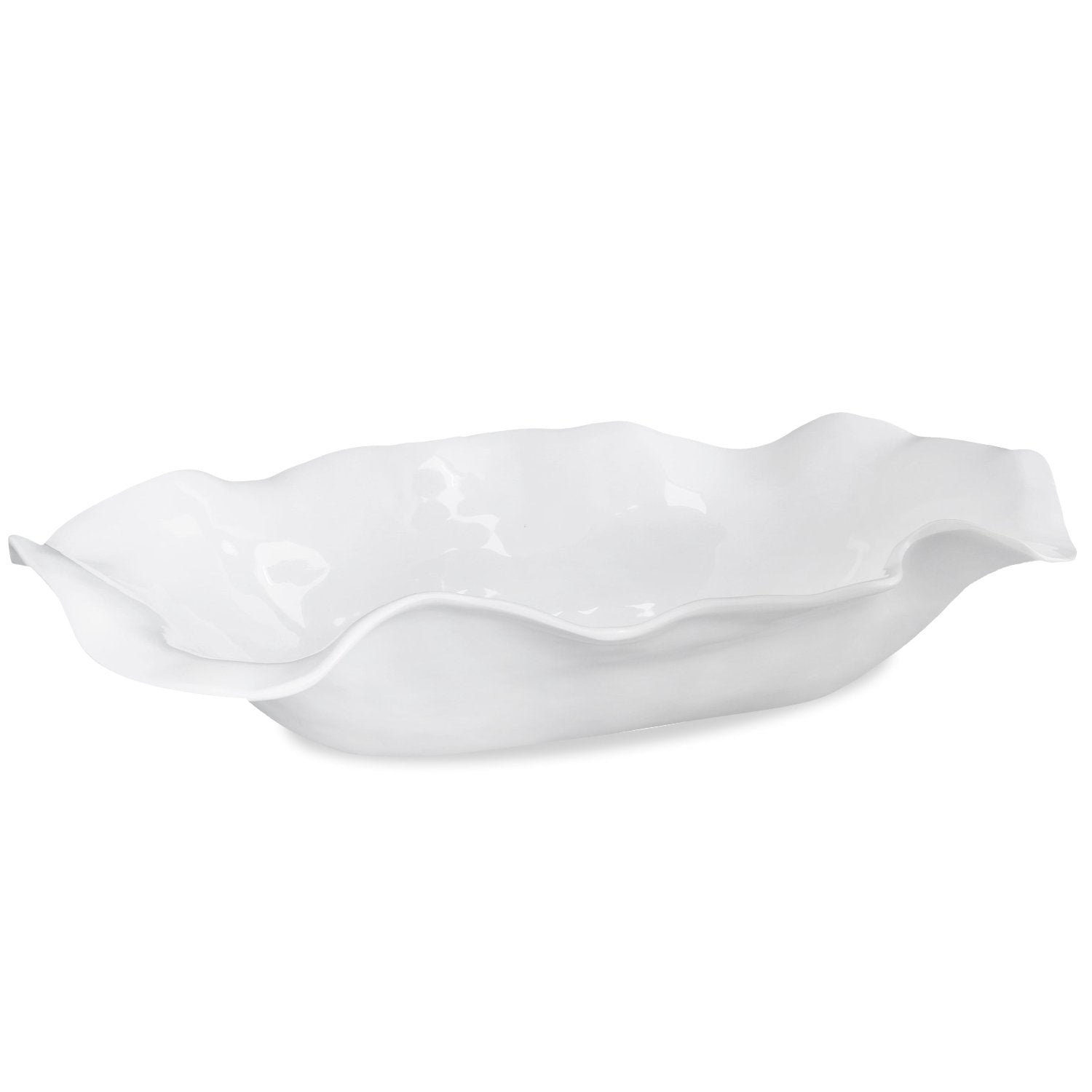 Beatriz Ball VIDA Havana Extra Large Oval Centerpiece (White) | Wayfair