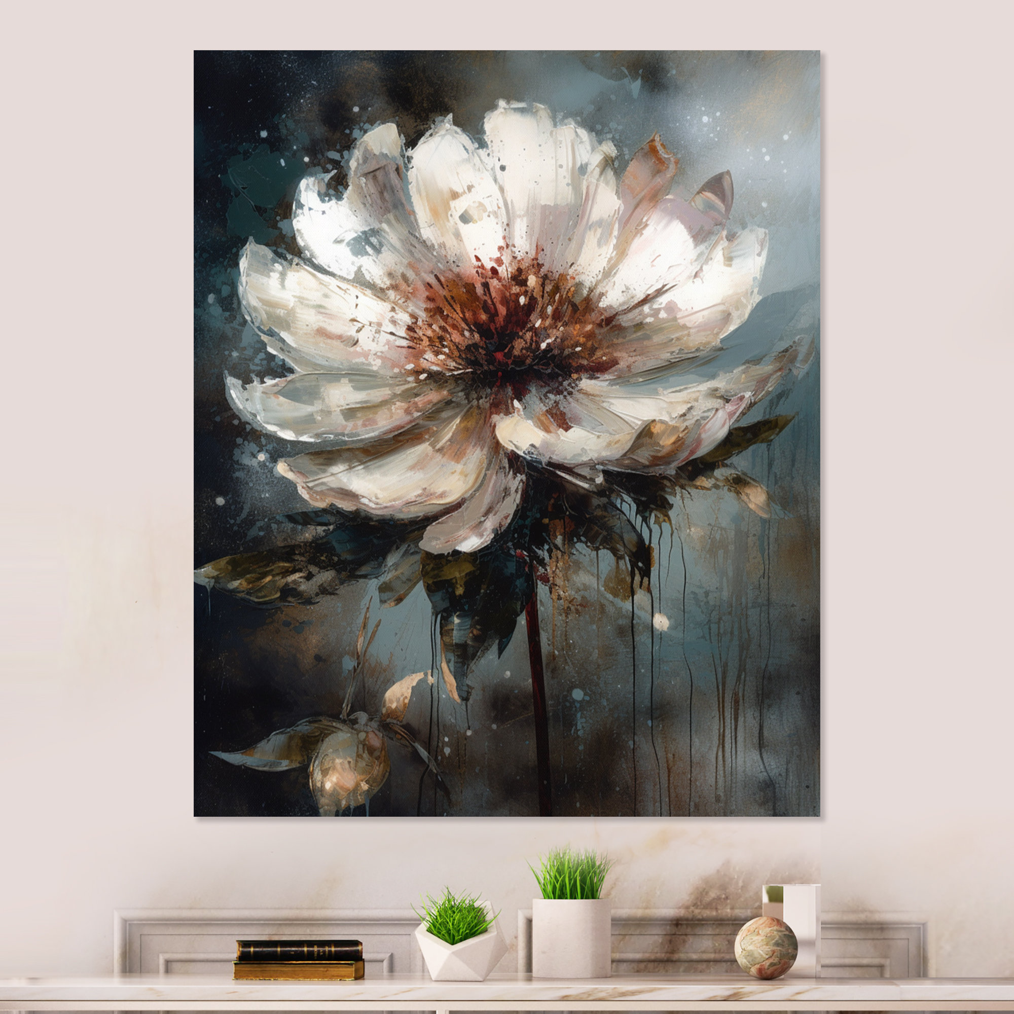 Red Barrel Studio® Rubetta Melodies Of Daisy On Canvas Print | Wayfair
