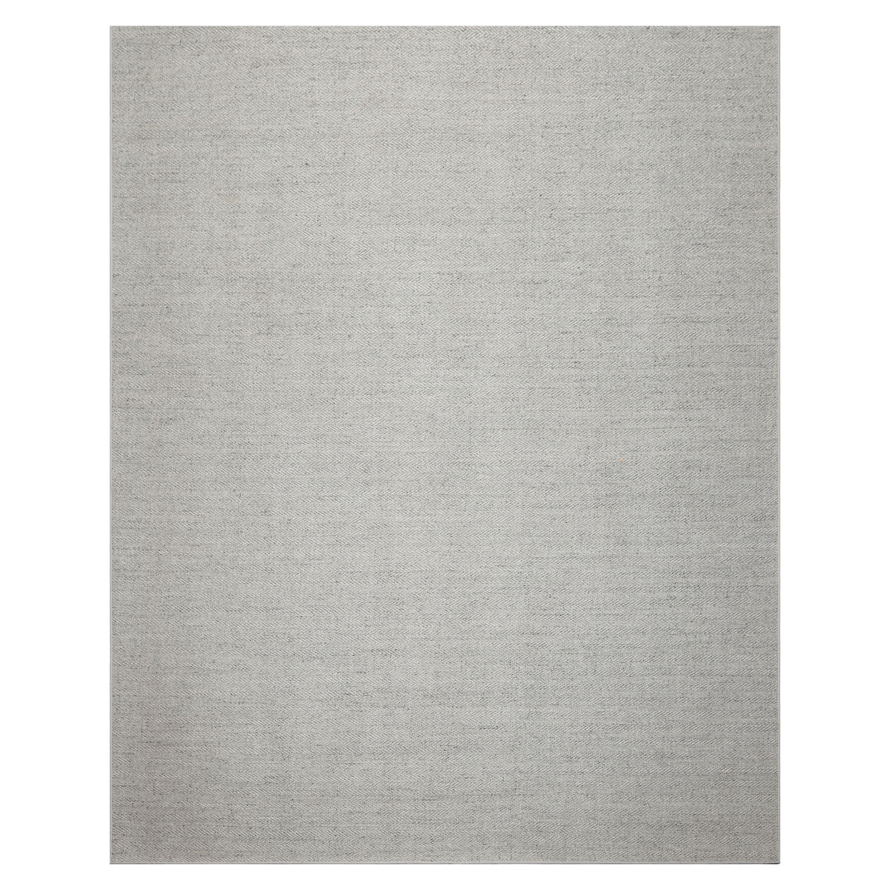 Latitude Run® Multi Size Ash Gray Herringbone New Zealand Wool Oriental ...