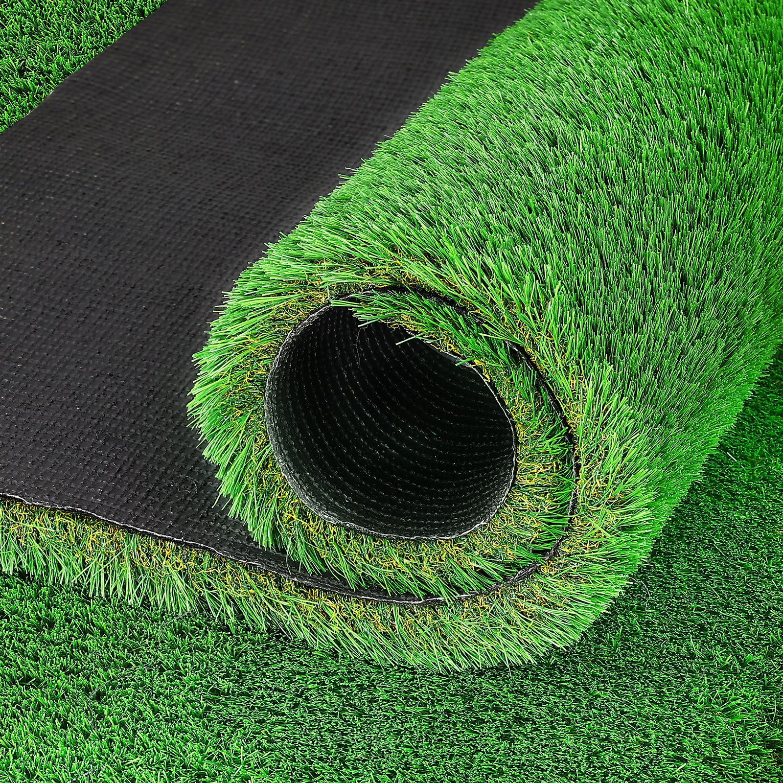 CHENDAER Artificial Grass Rug 7' X 10' With 1.38" Pile Height ...