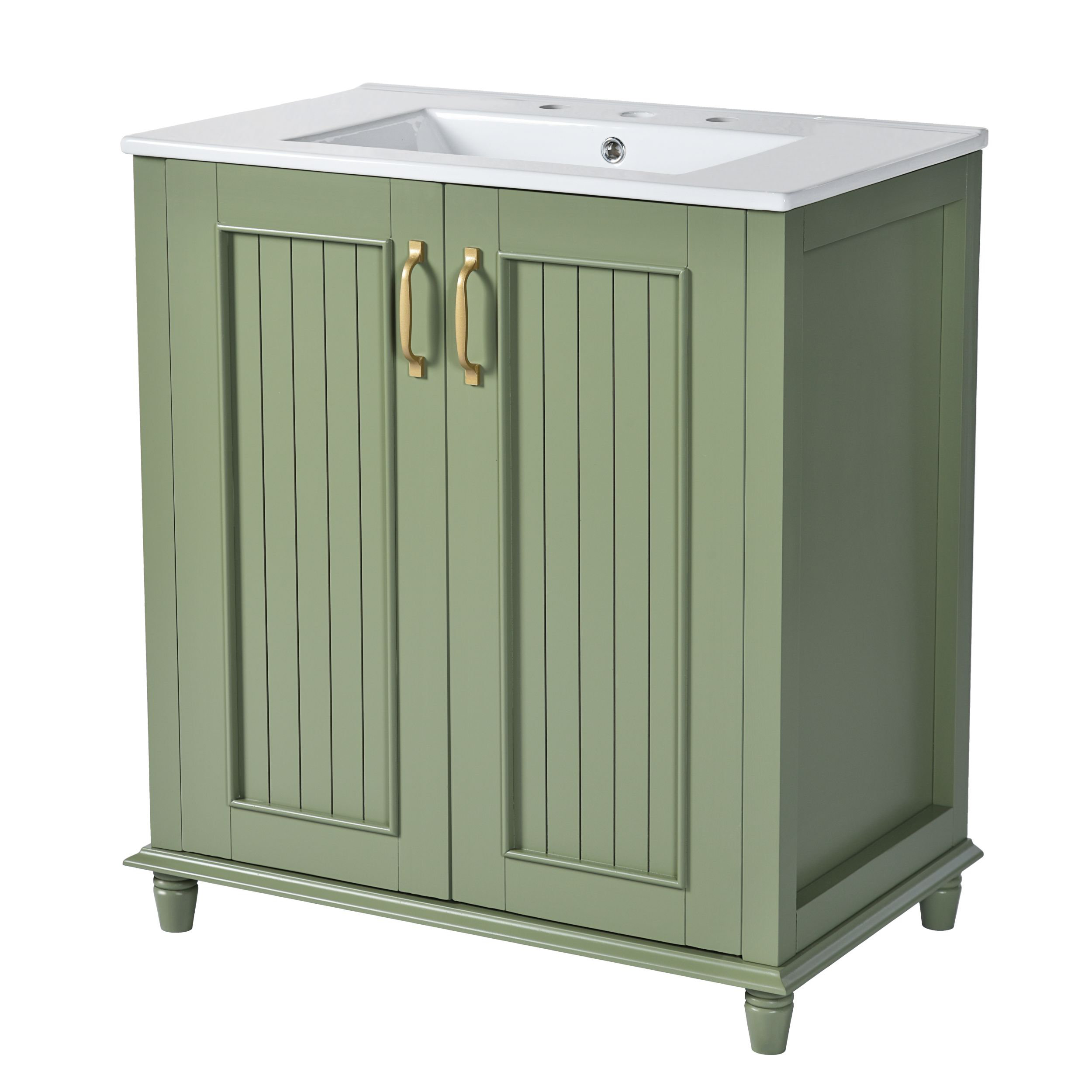 House of Hampton Meuble-lavabo à pieds Roman - Wayfair Canada