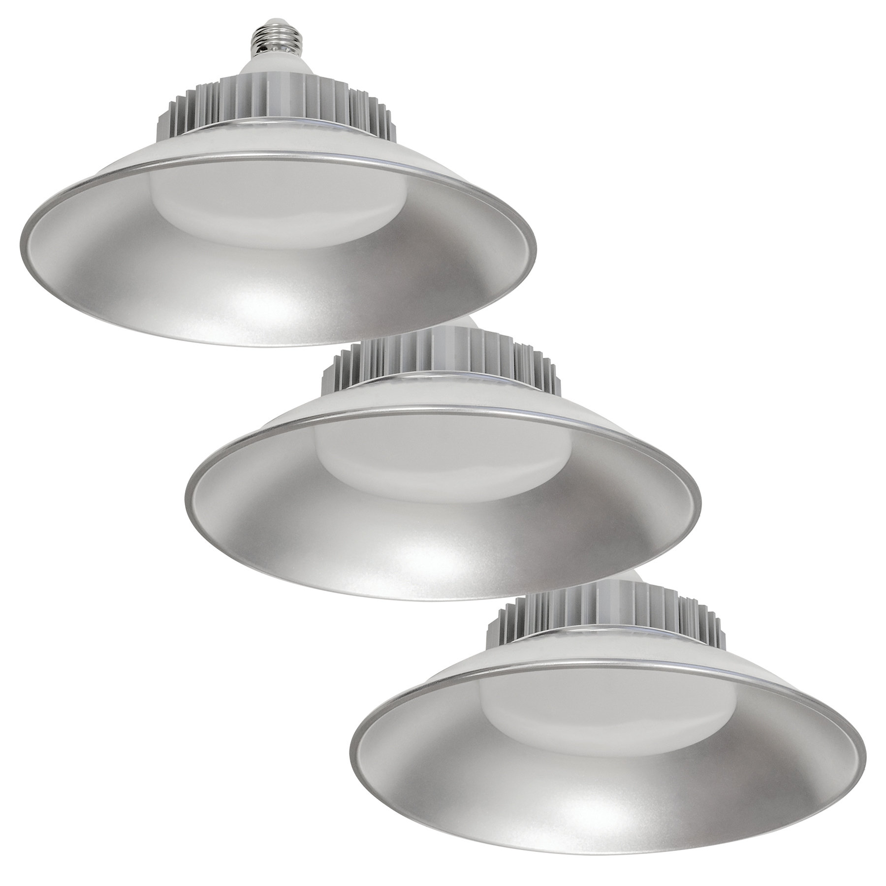 HomLux 60-Watt 5000 Lumen LED Utility Light with Reflector (set of 3 ...