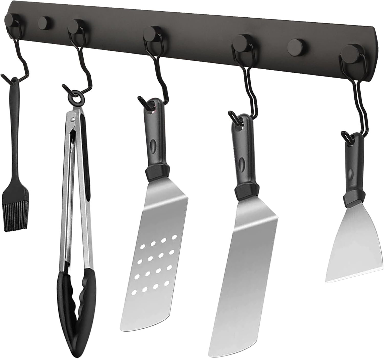 Prep & Savour Smoker Grill Hooks,Magnetic Mount 5 Flexibility Grill ...