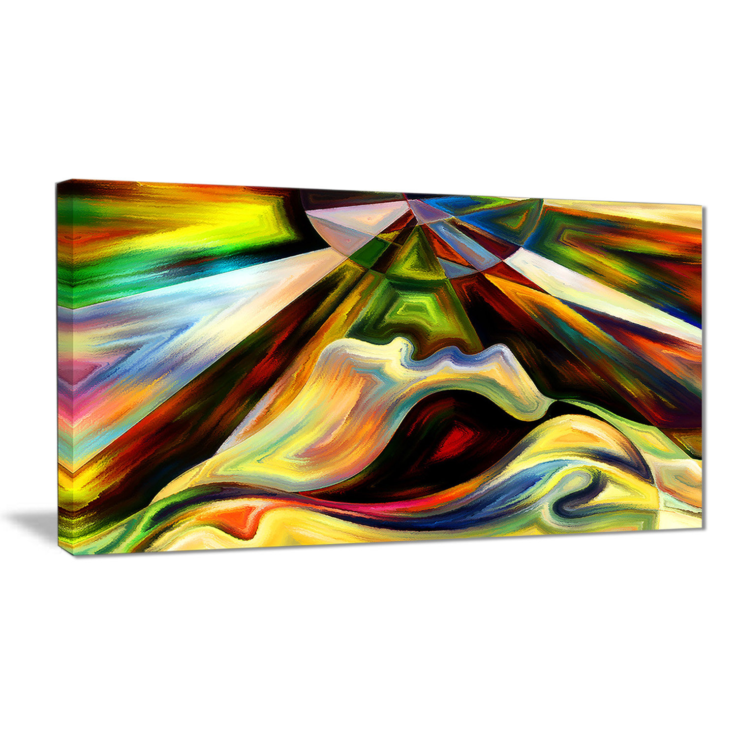 Design Art Origin of Imagination Abstract - Wrapped Canvas Graphic Art ...