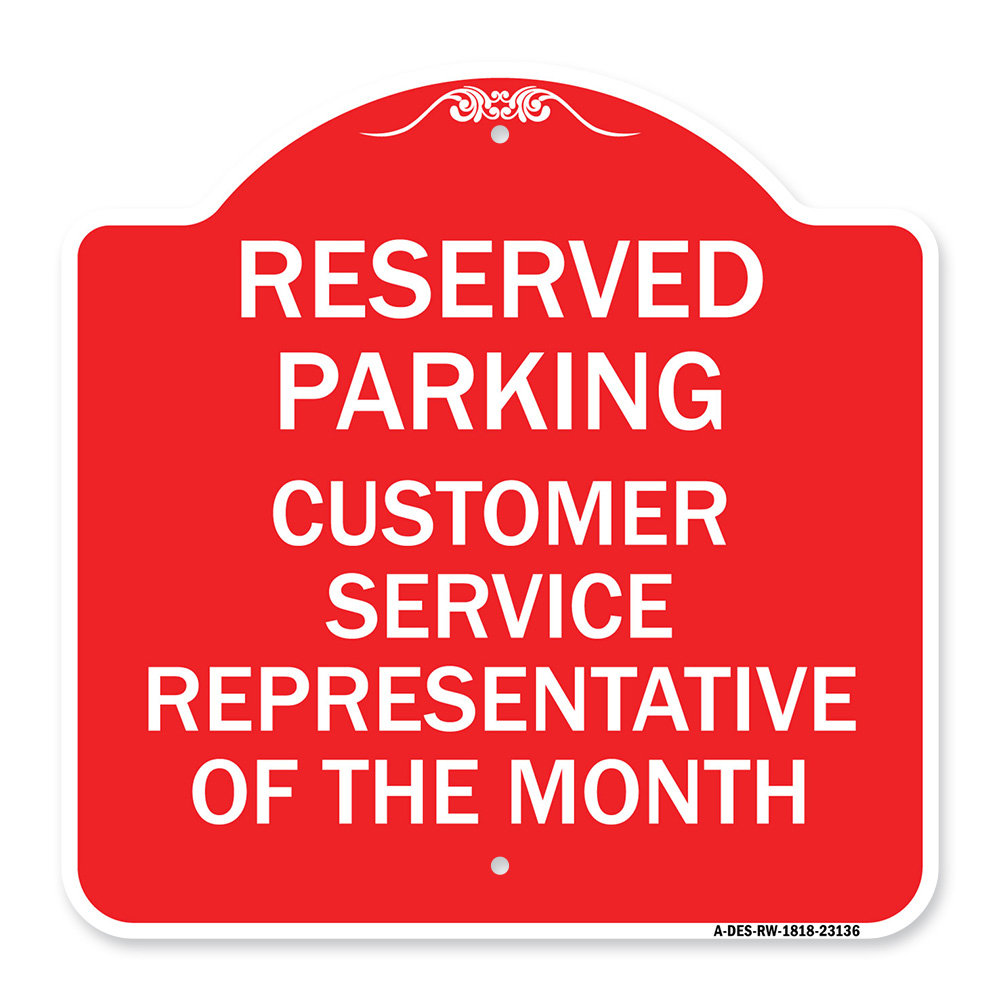 SignMission Signmission Designer Series Sign - Reserved Parking ...