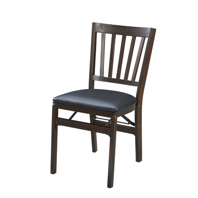 Williston Forge Esita Vinyl Padded Stackable Folding Chair Folding ...