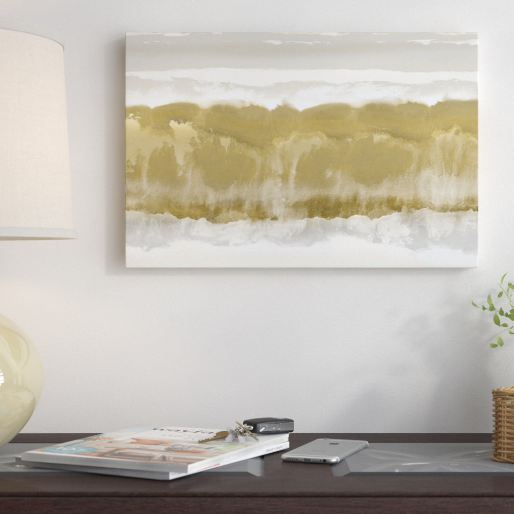 East Urban Home 'Undertone' Painting Print on Wrapped Canvas | Wayfair
